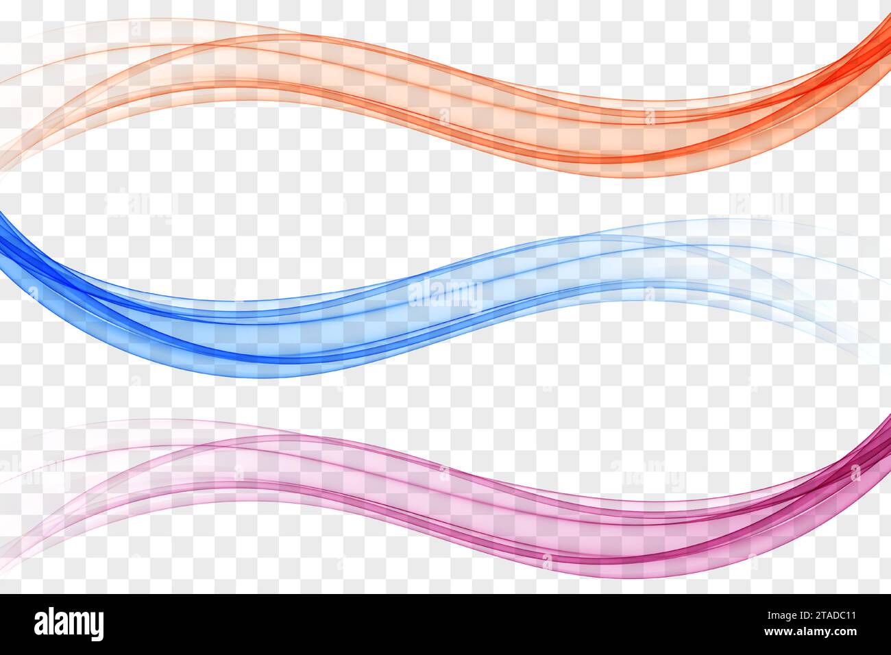 Abstract wave on transparent background. Design element Stock Vector ...
