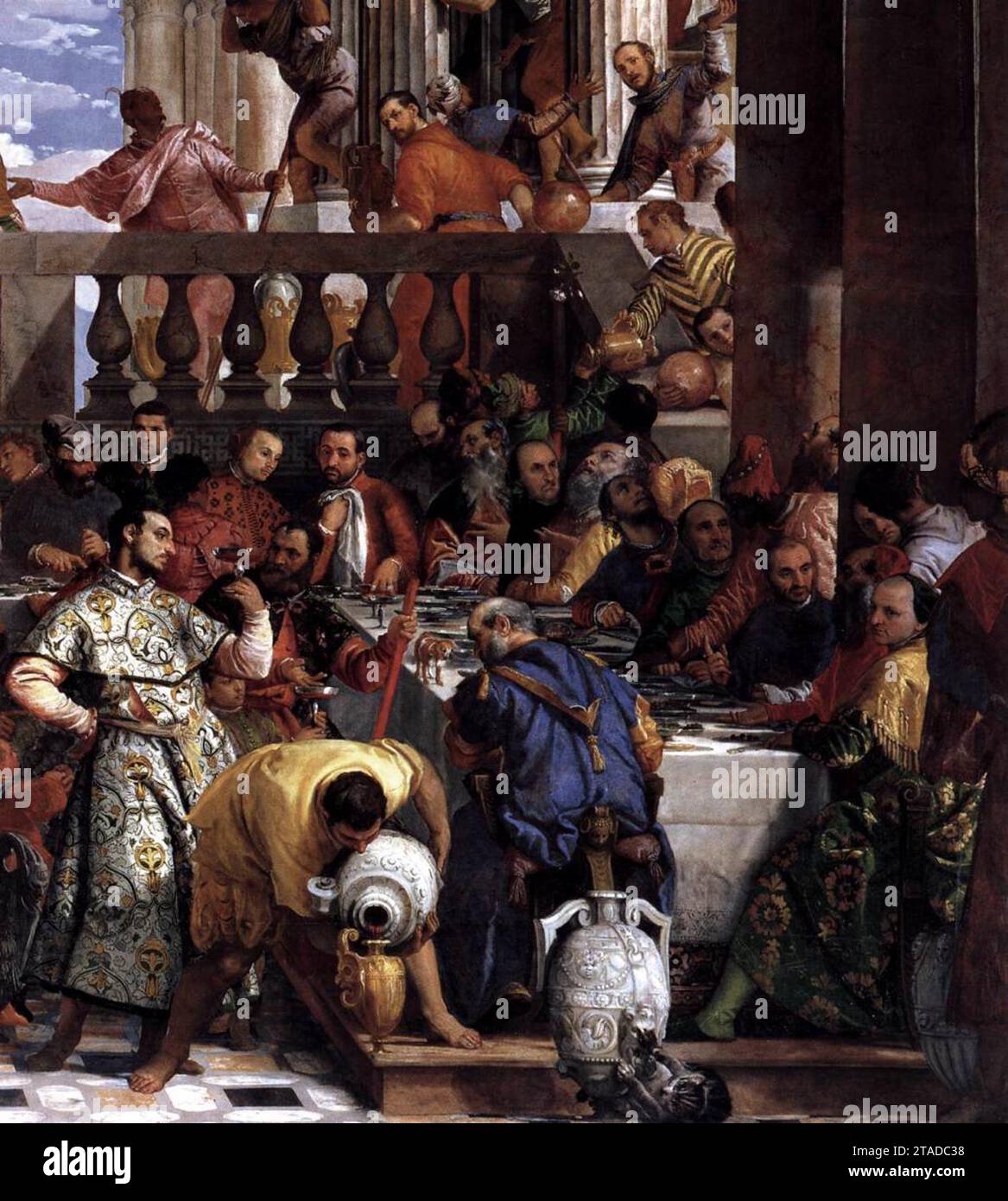 The Marriage at Cana (detail) 1563 by Paolo Veronese Stock Photo - Alamy