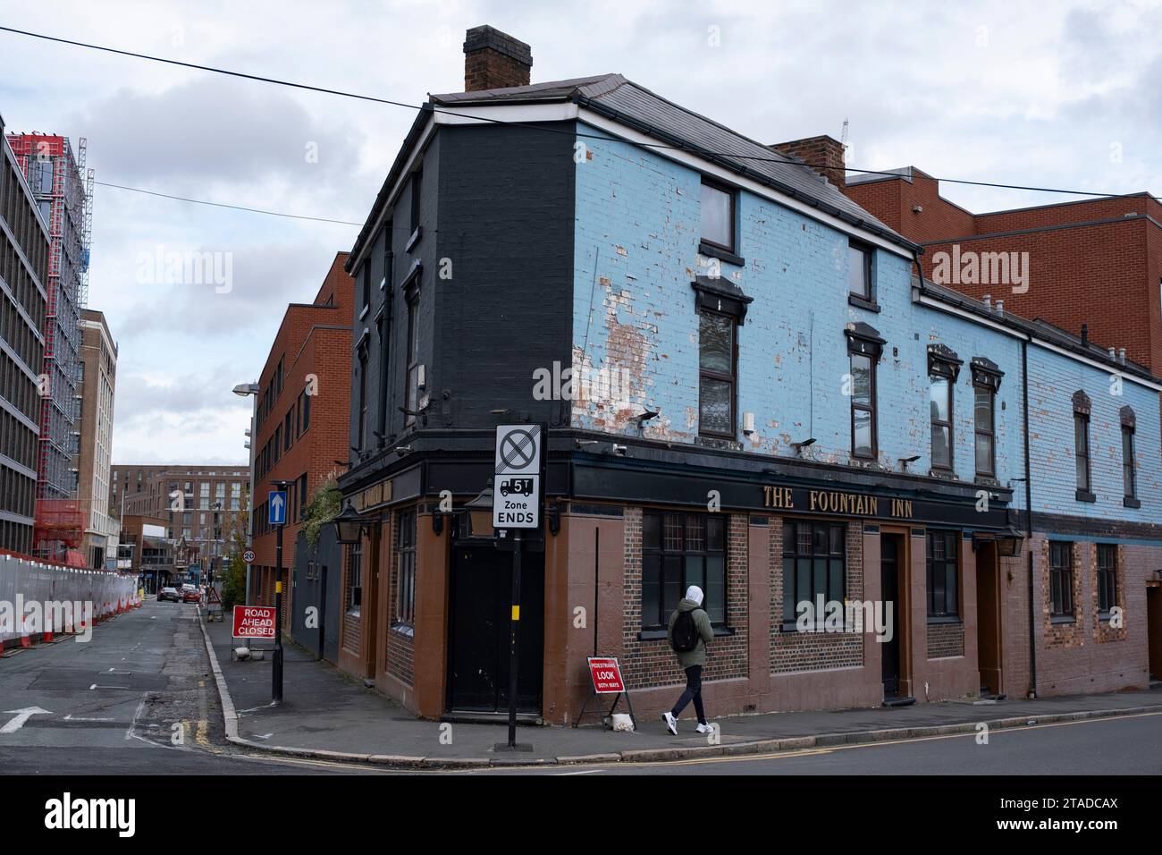 Man outside The Fountain Inn pub in Digbeth on 9th November 2023 in ...