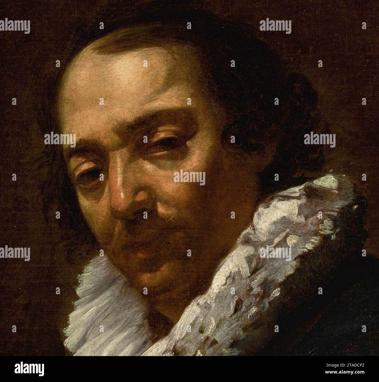 Portrait of a Gentleman (detail) 1622-25 by Simon Vouet Stock Photo - Alamy