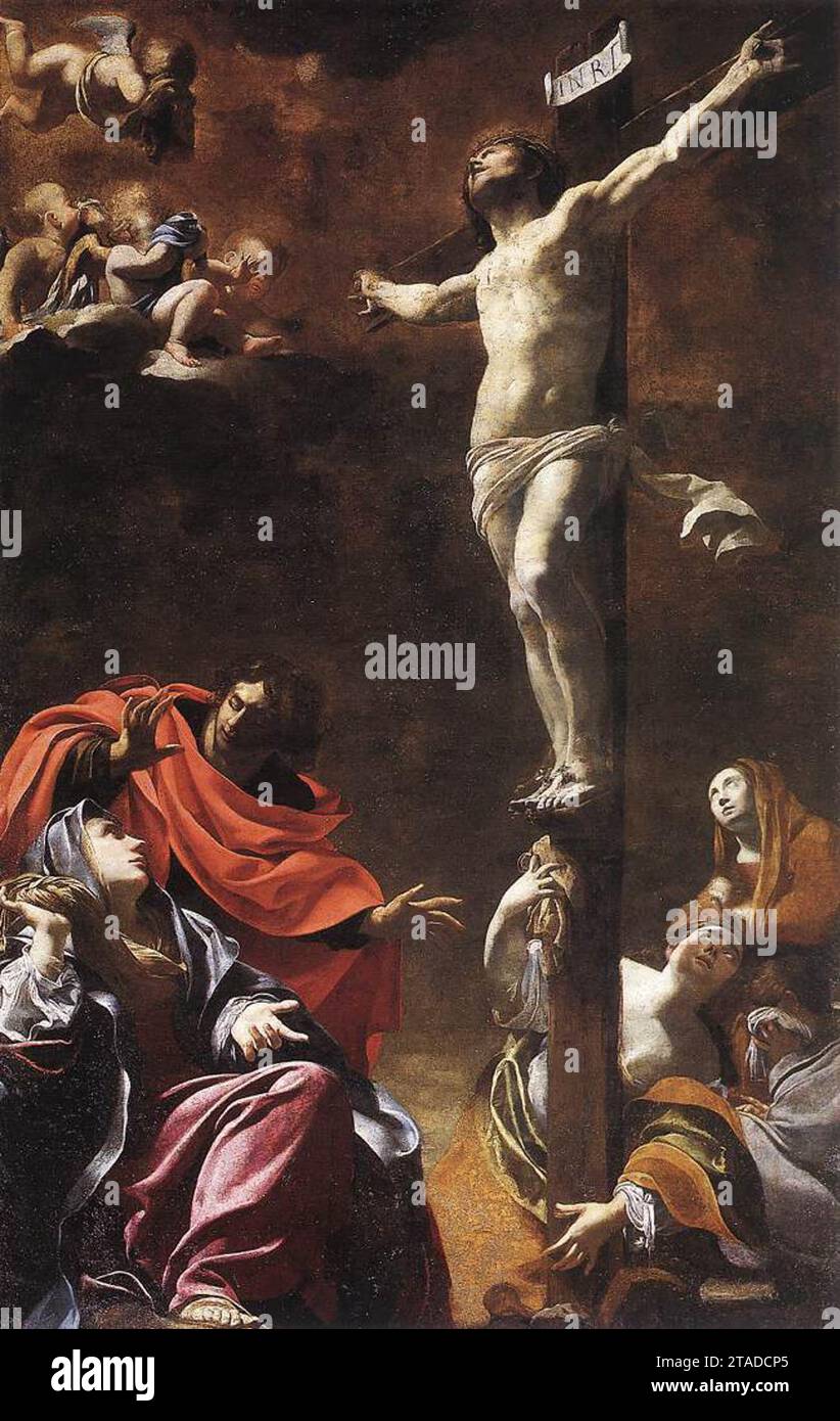 Crucifixion 1622 by Simon Vouet Stock Photo - Alamy