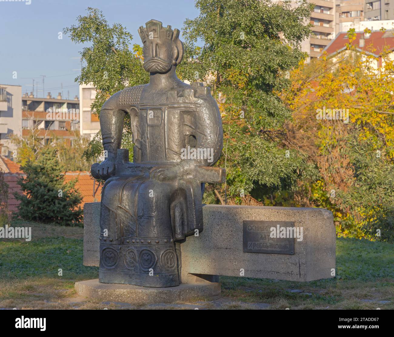 Krusevac, Serbia - October 12, 2023: Memorial to Founder of the City ...