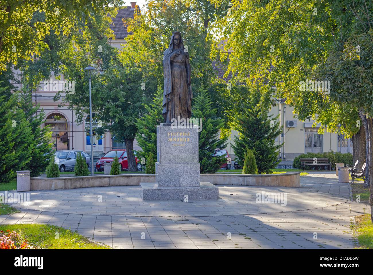 Krusevac, Serbia - October 12, 2023: Monument of Serbian Princess ...
