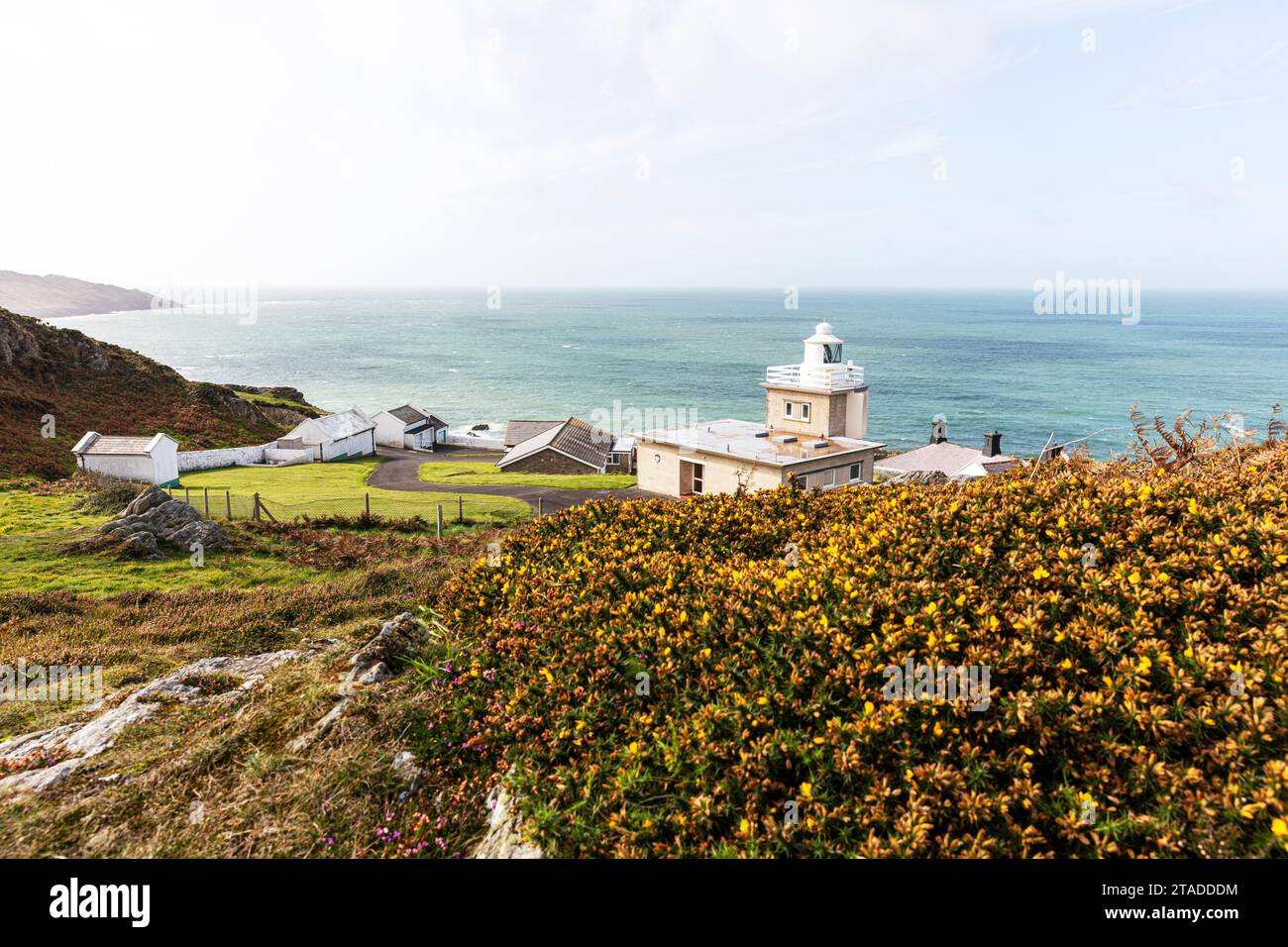 Bull point lighthouse Mortehoe, North Devon, UK, England, Bull point ...