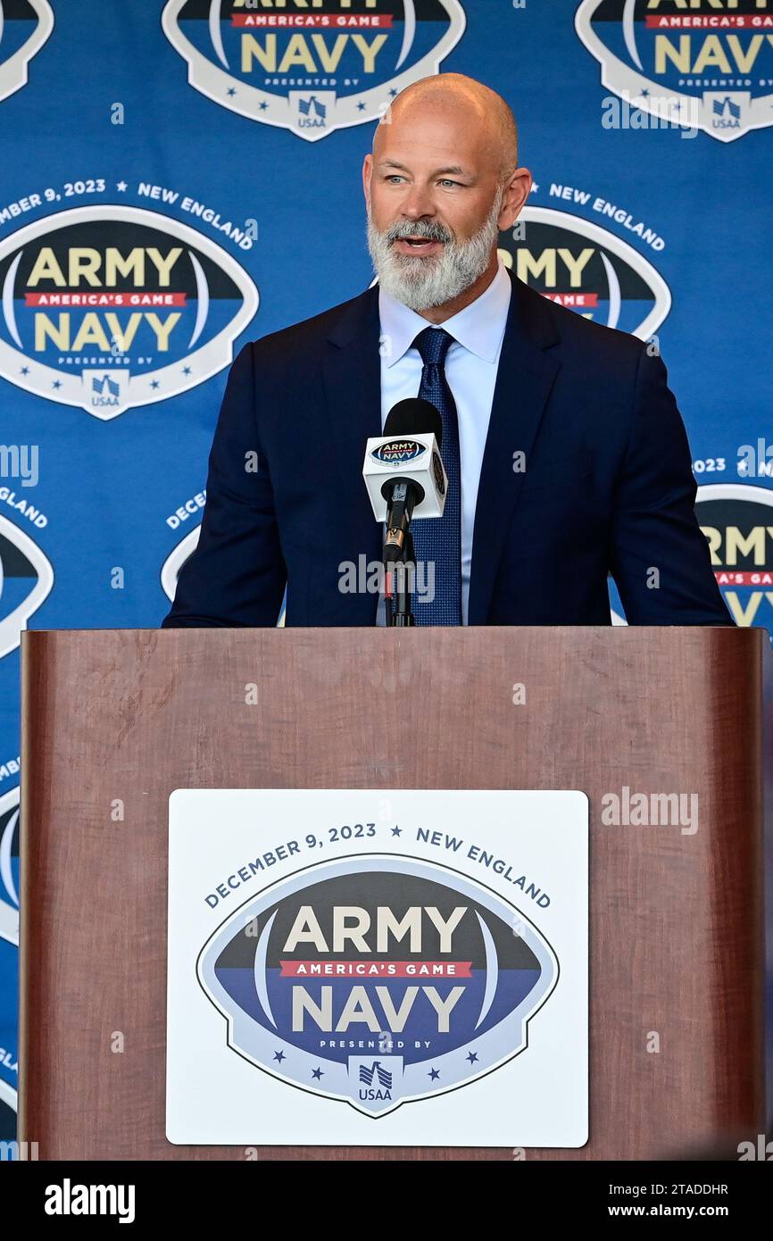 Foxborough, USA. 29th Nov, 2023. November 29, 2023; Brian Newberry ...