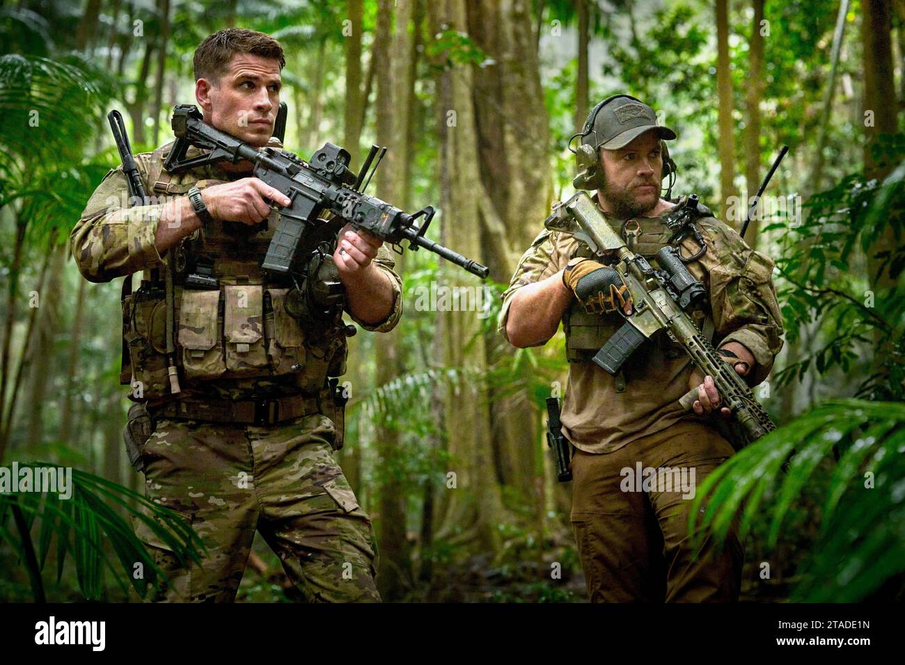 Land of Bad Liam Hemsworth & Luke Hemsworth Stock Photo - Alamy