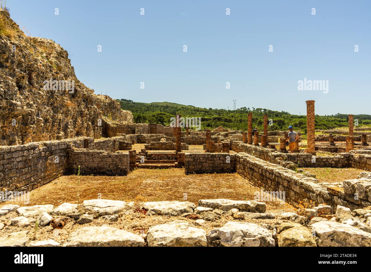 Historical ancient Roman ruins, Conimbriga, Portugal Stock Photo - Alamy