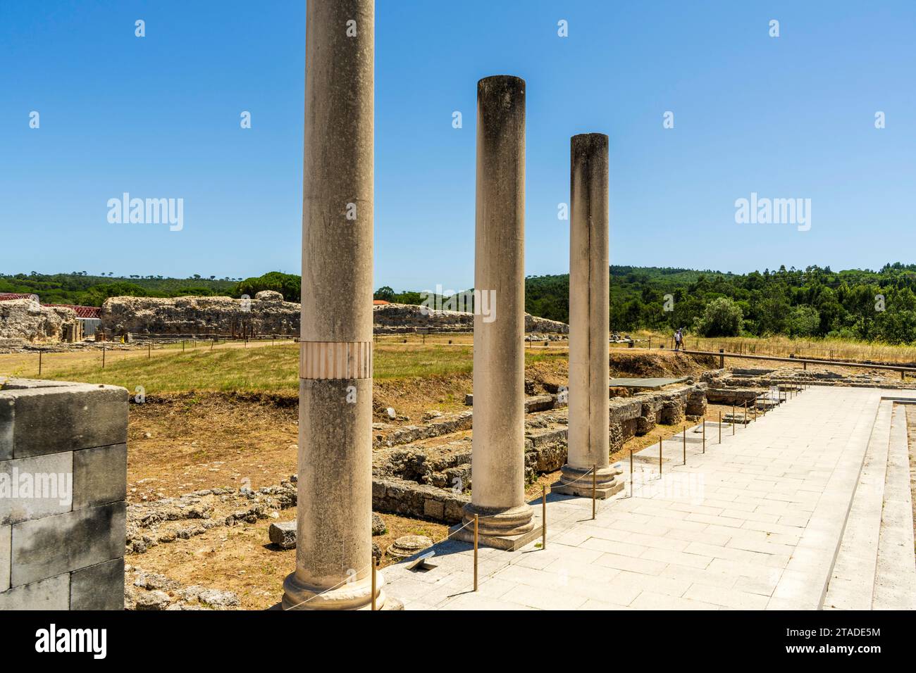 Historical ancient Roman ruins, Conimbriga, Portugal Stock Photo - Alamy