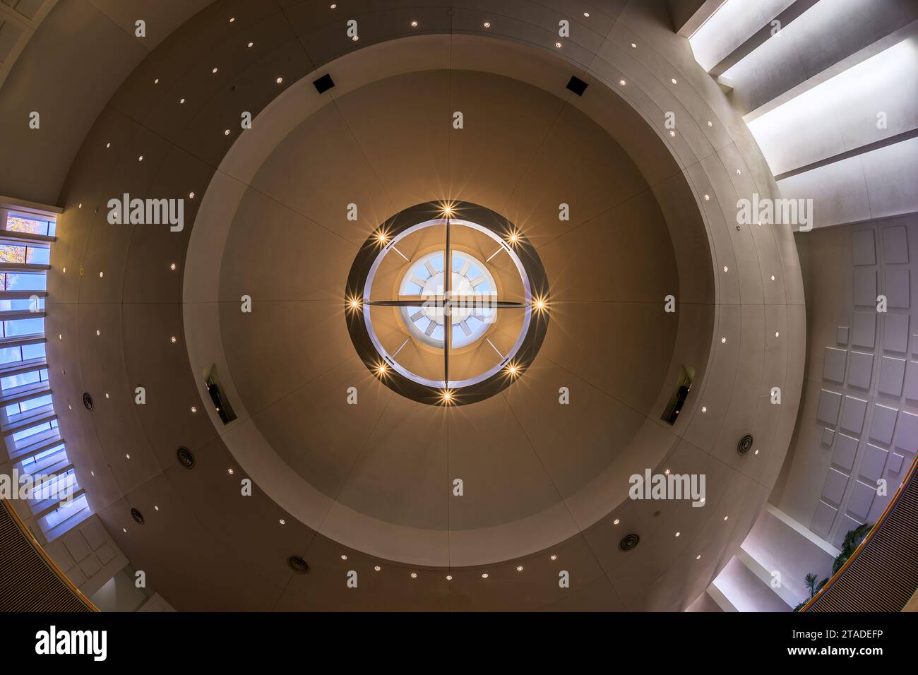Ceiling and skylight of the modern St Peter's Lutheran Church at 719 ...