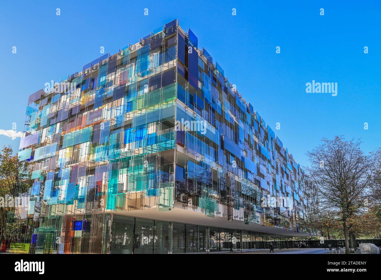 Basel, Switzerland - October 25 2022 : Facade of an office buildings of ...
