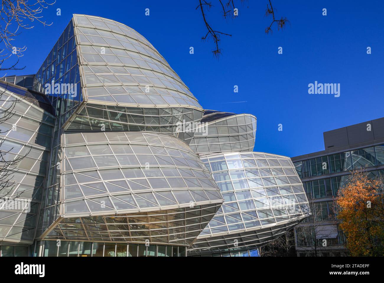 Basel, Switzerland - October 25 2022 : The Gehry Building of Novartis ...