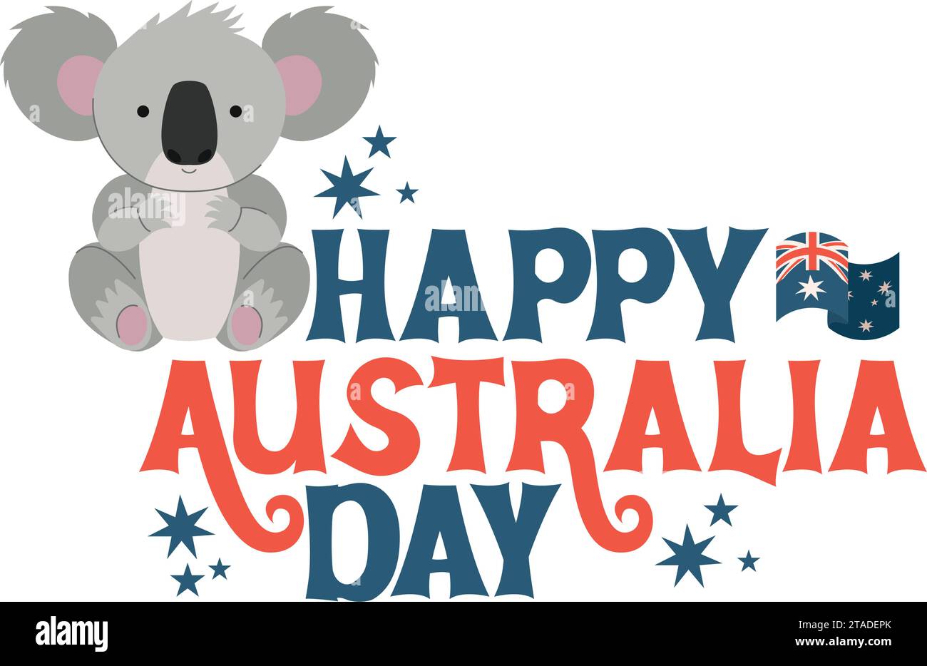 Australia day koala Cut Out Stock Images & Pictures - Alamy