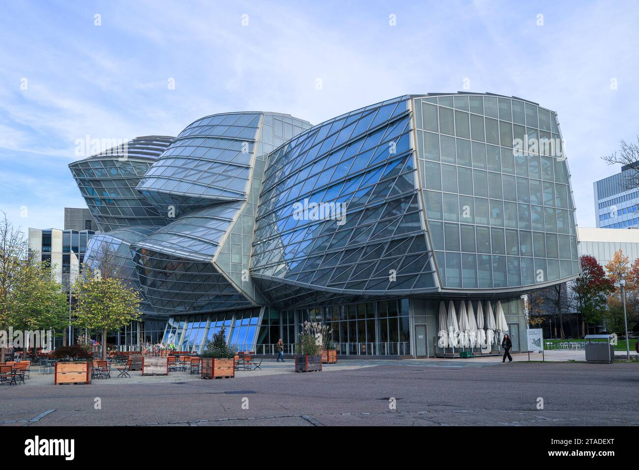 Basel, Switzerland - October 25 2022 : The Gehry Building of Novartis ...
