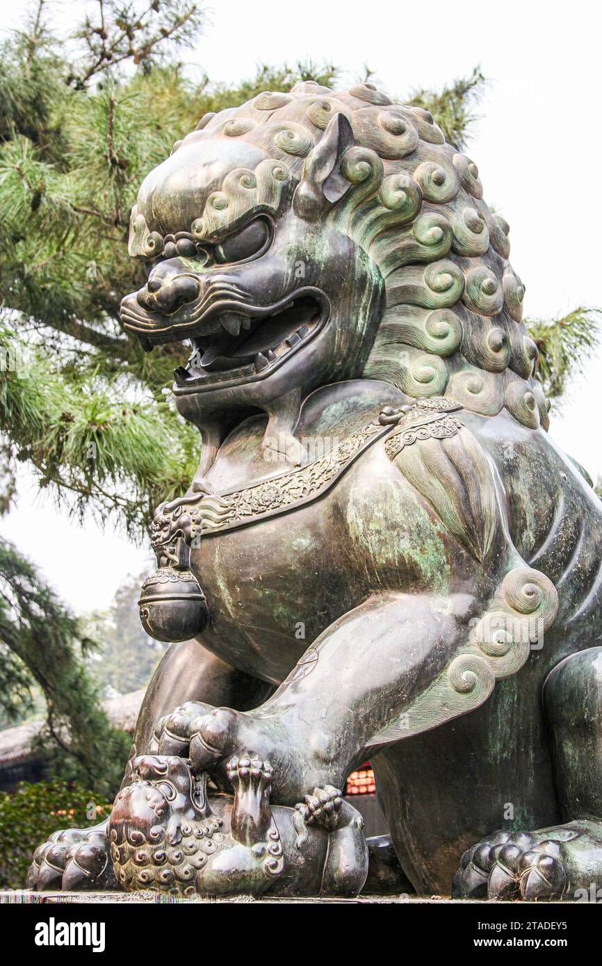 A mythical Dragon at The Summer Palace, Beijing, China Stock Photo - Alamy