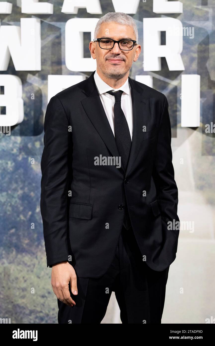 Director Sam Esmail poses for photographers upon arrival at the ...