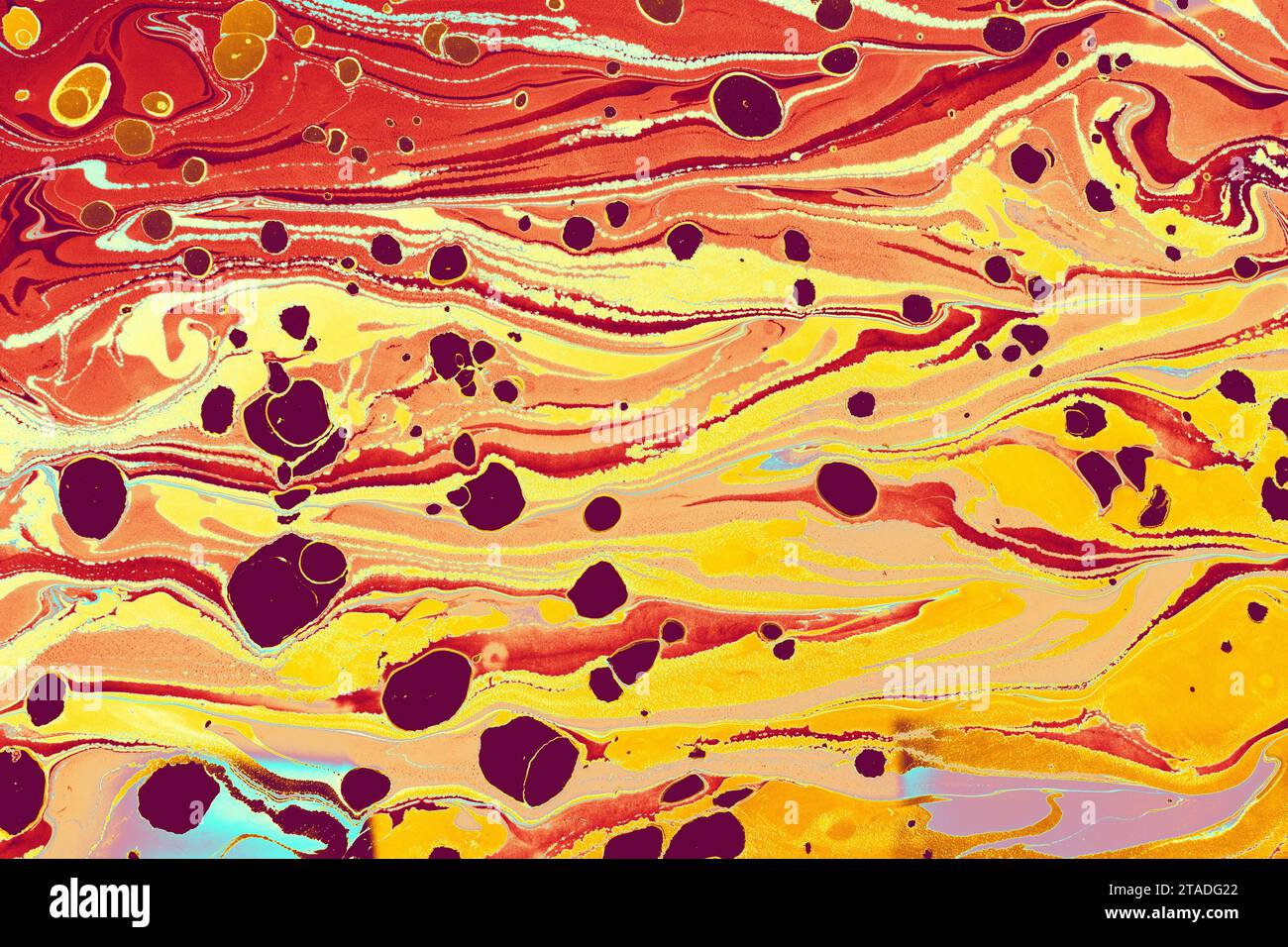 Abstract creative marbling pattern for fabric. Ebru marble effect ...