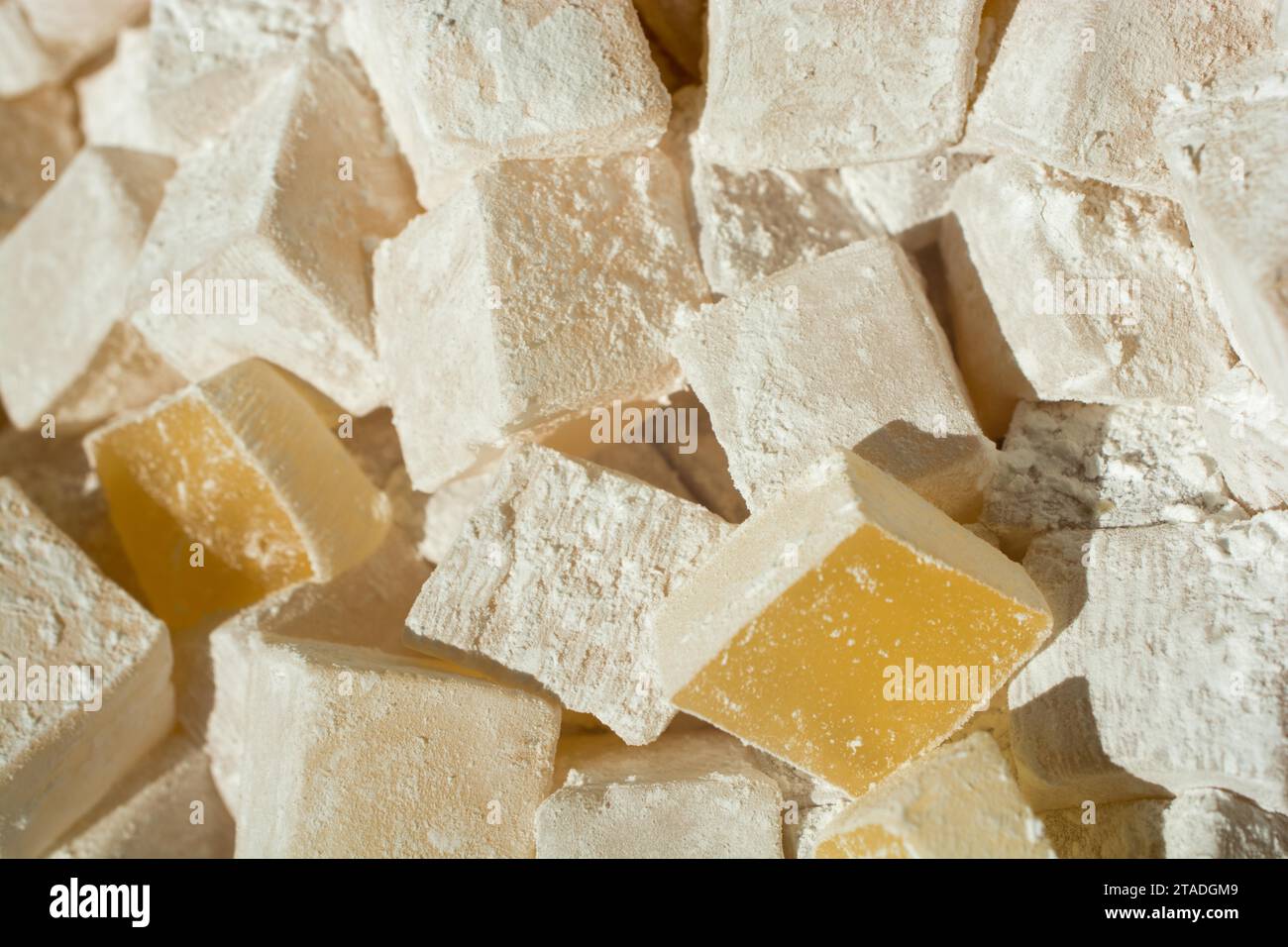 Load of traditional turkish delight lokum candy Stock Photo - Alamy