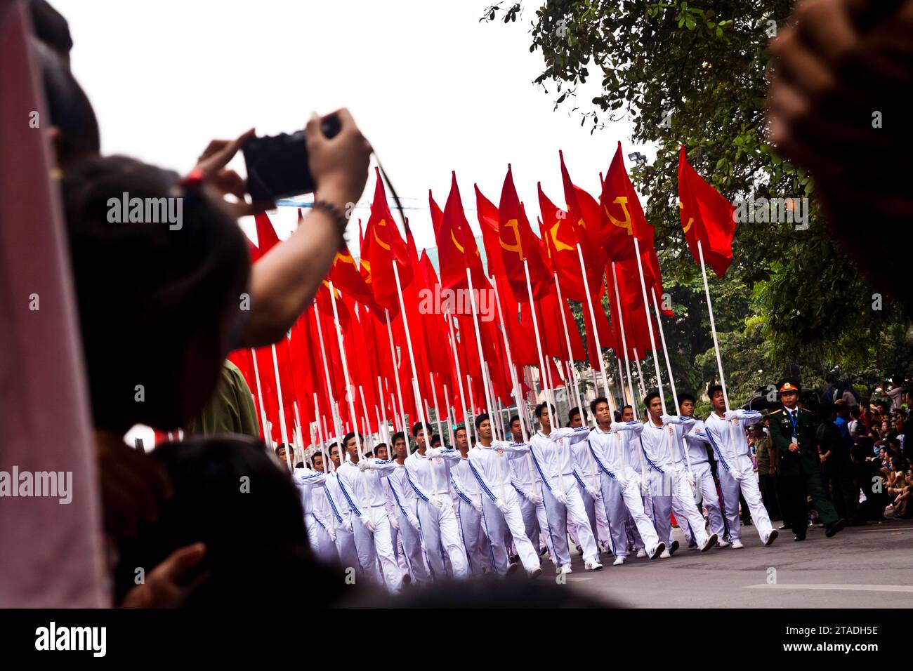 Military parades during Hanoi's 1000 Year Annniversary celebrations in ...
