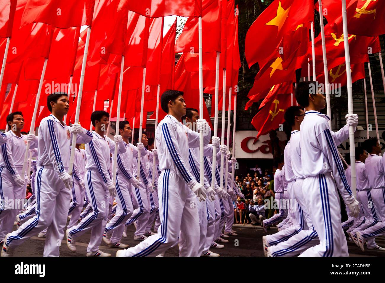 Military parades during Hanoi's 1000 Year Annniversary celebrations in ...