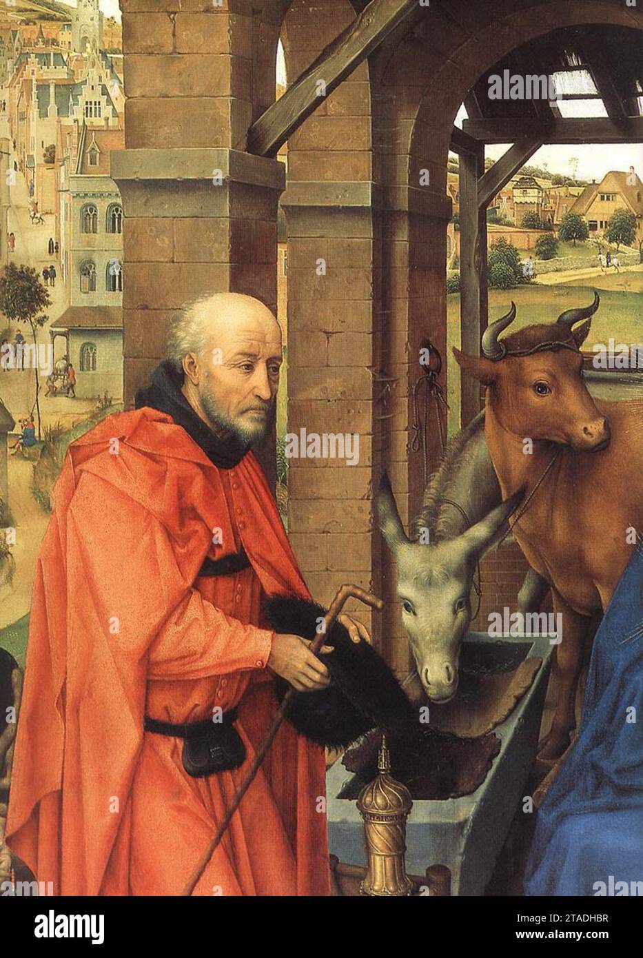 St Columba Altarpiece (detail) c. 1455 by Rogier Van Der Weyden Stock Photo - Alamy