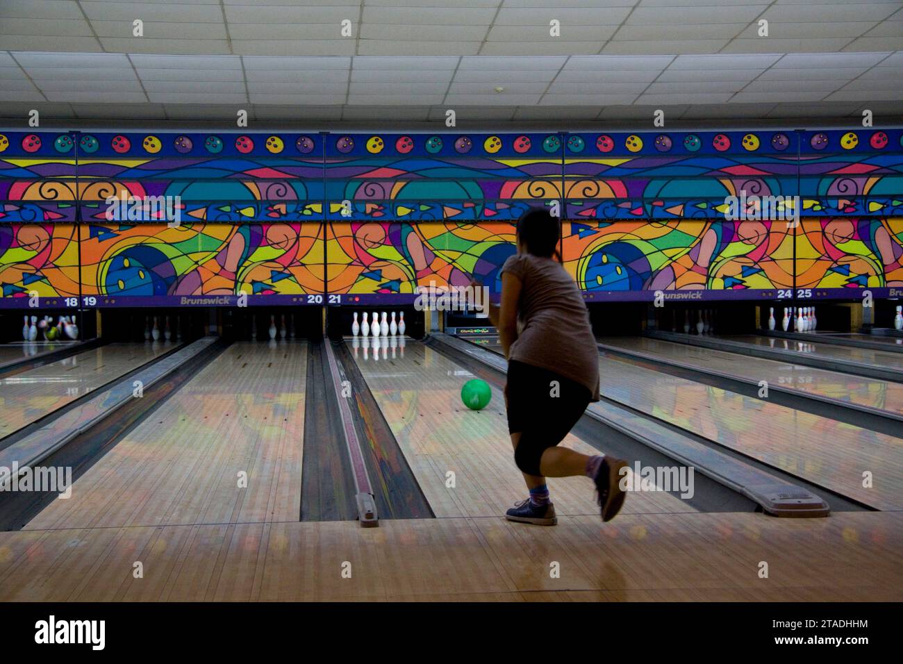 Having some entertainment in Bowling star, Hanoi. Ten-pin bowling (more ...