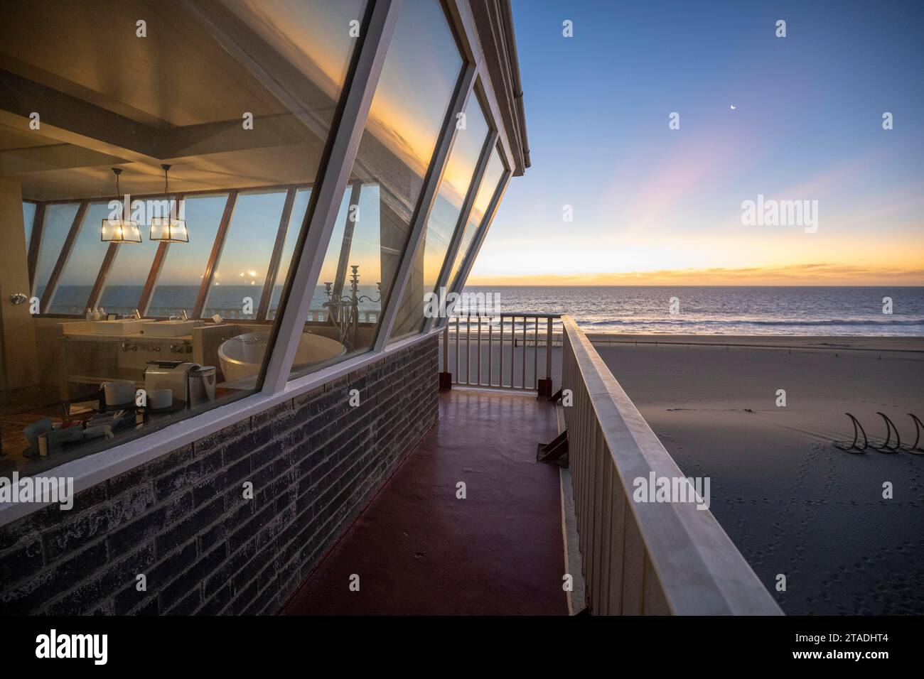 Suite in the lighthouse keeper's house, Pelican Point lighthouse, lodge ...