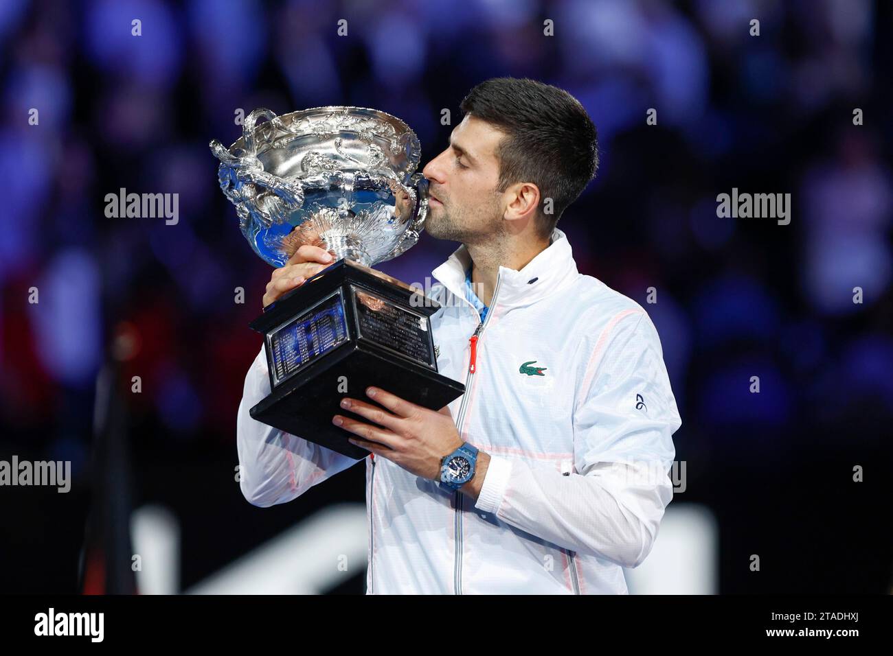 Novak Djokovic, Men's Singles, Award Ceremony, Presentation, Australian Open 2023, Melbourne ...