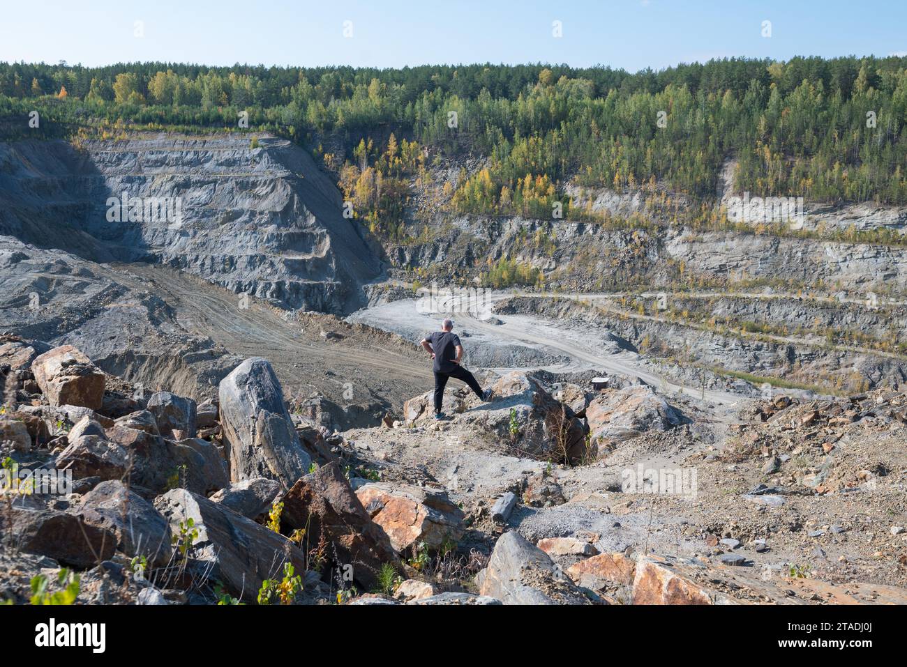 Extracting minerals from the earth hi-res stock photography and images ...