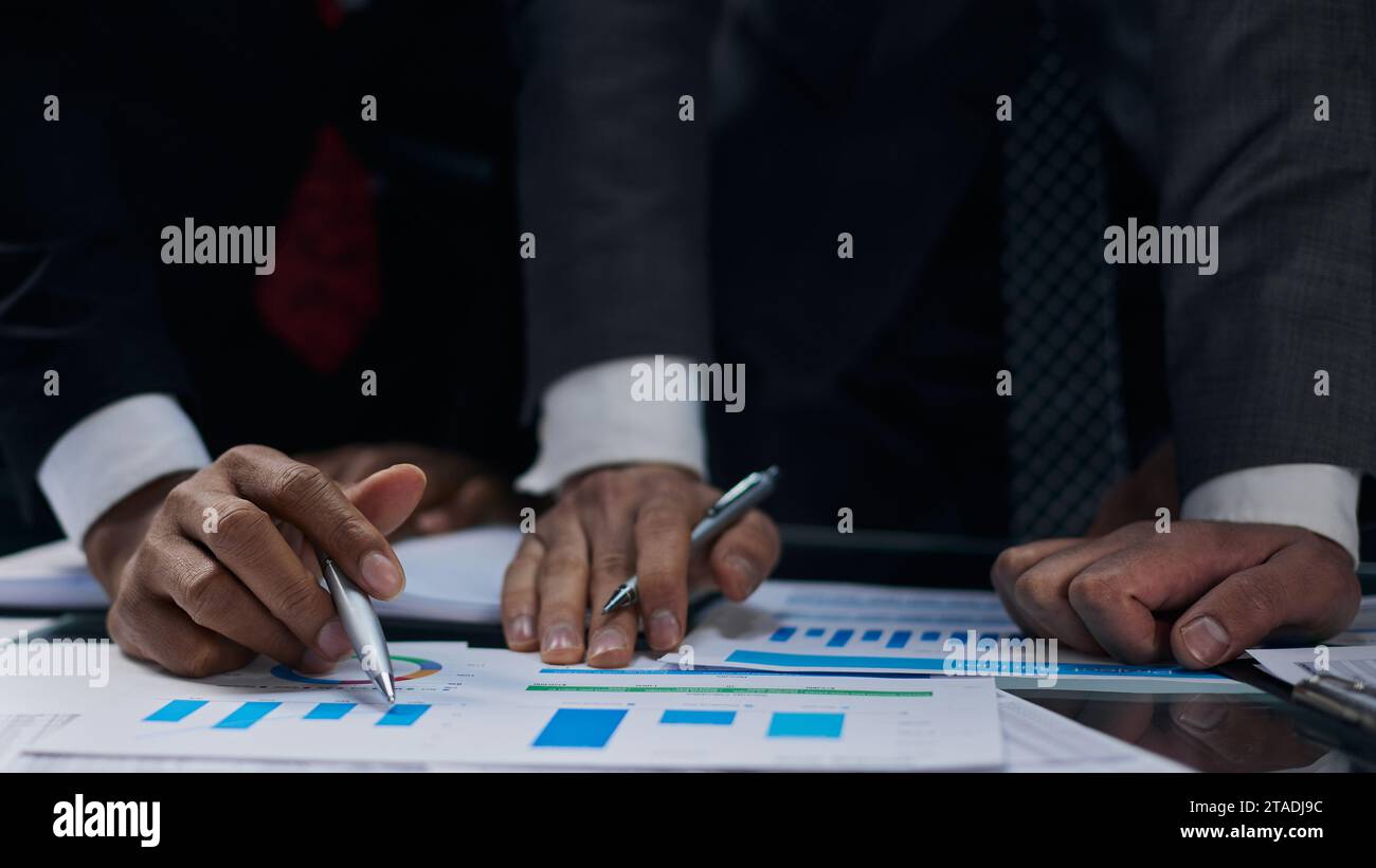 Business, table, from above hi-res stock photography and images - Alamy