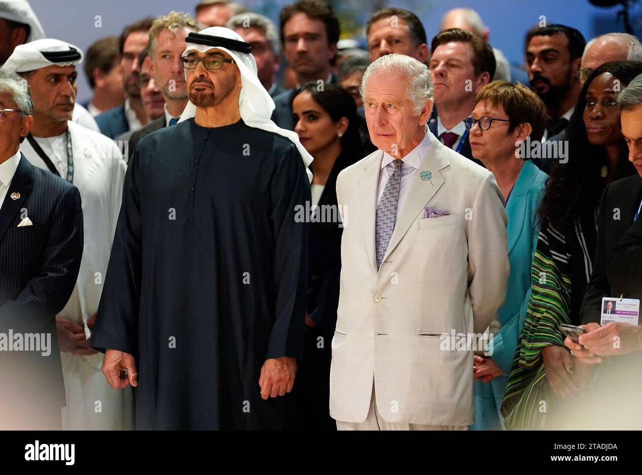 King Charles III (right) and Shiekh Mohammed bin Zayed Al Nahyan ...