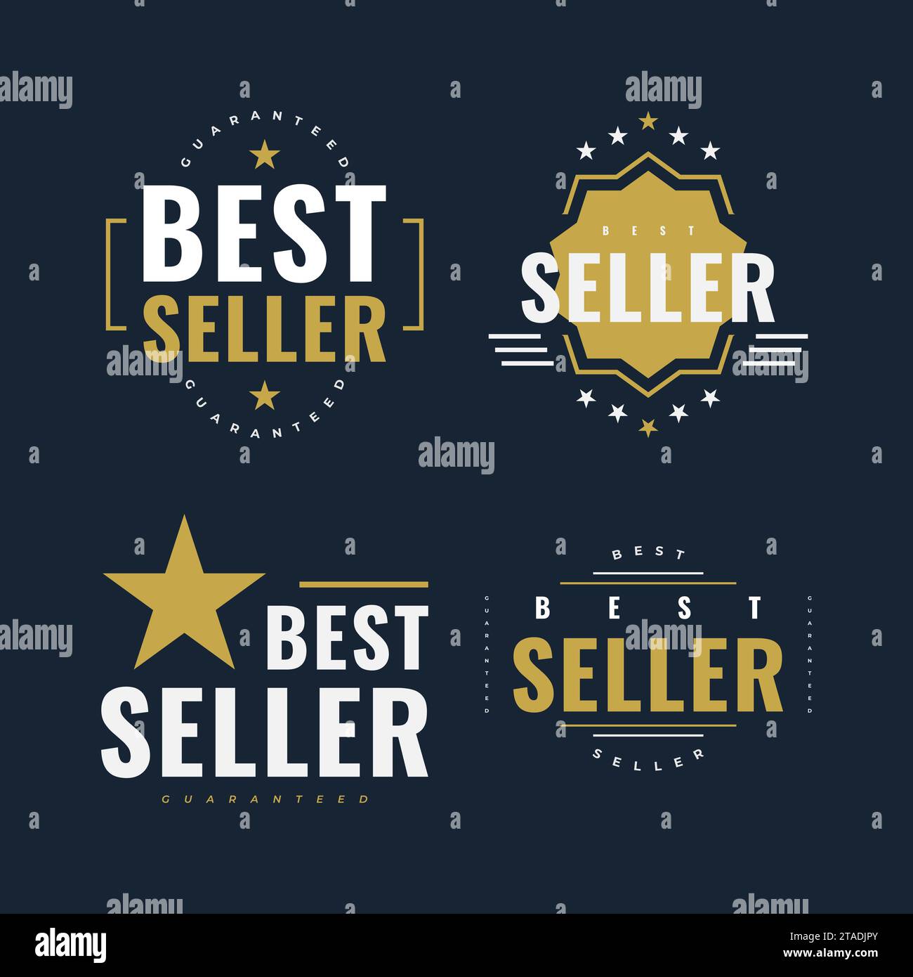 Best Seller Badge Design with Retro Style. Certified product. Quality ...