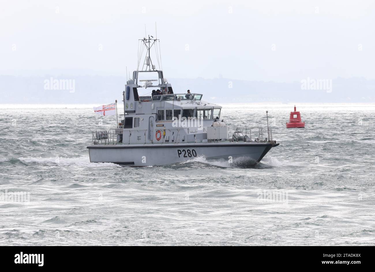 The Royal Navy P2000 class fast training boat HMS DASHER (P280 ...