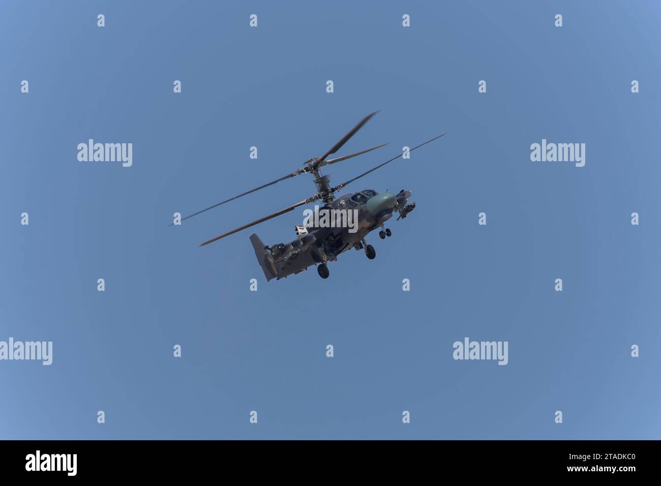 KA-52 Alligator Helicopter at Dubai Air Show 2023 in Dubai, UAE Stock ...