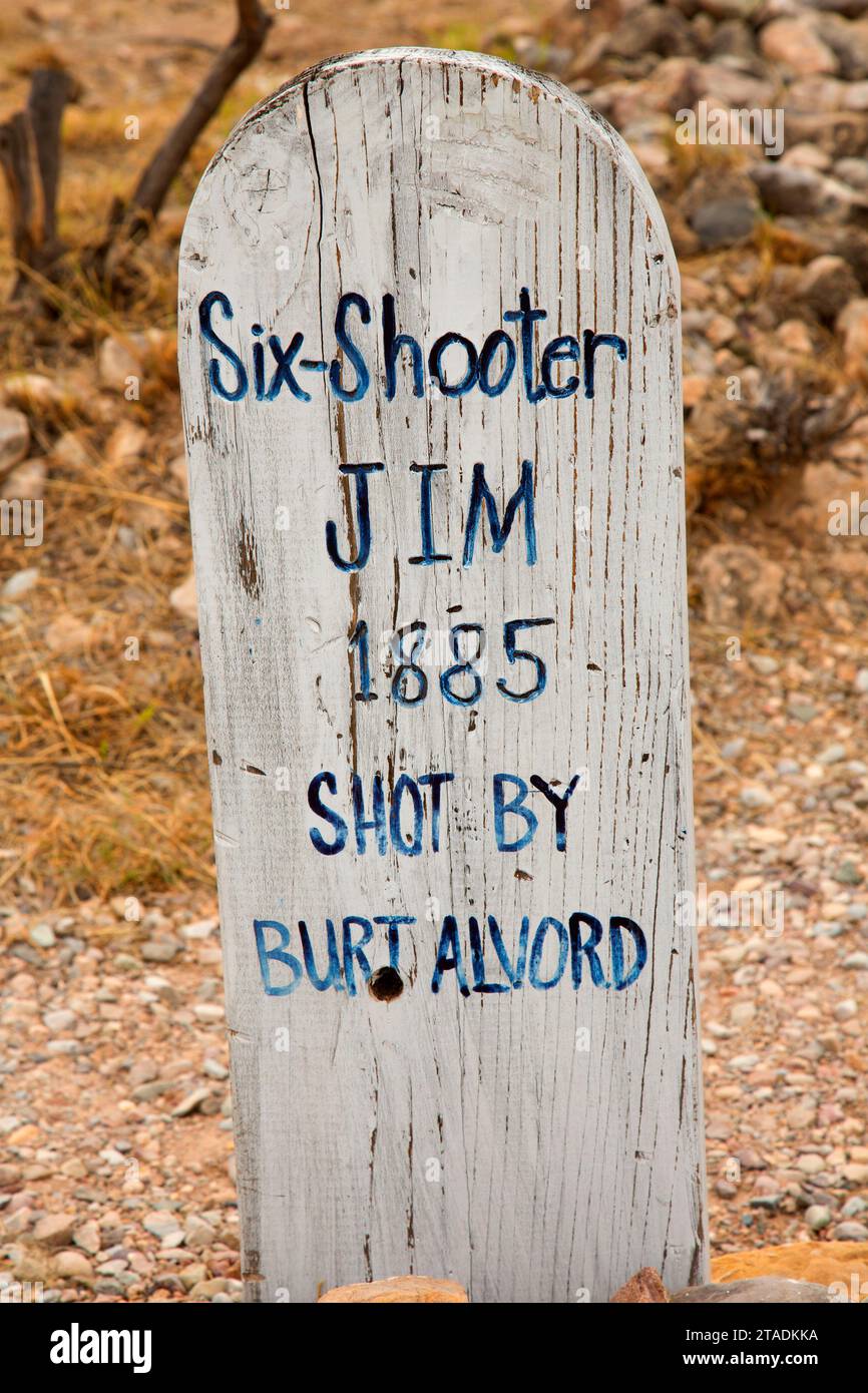 Boot Hill Graveyard, Tombstone, Arizona Stock Photo - Alamy
