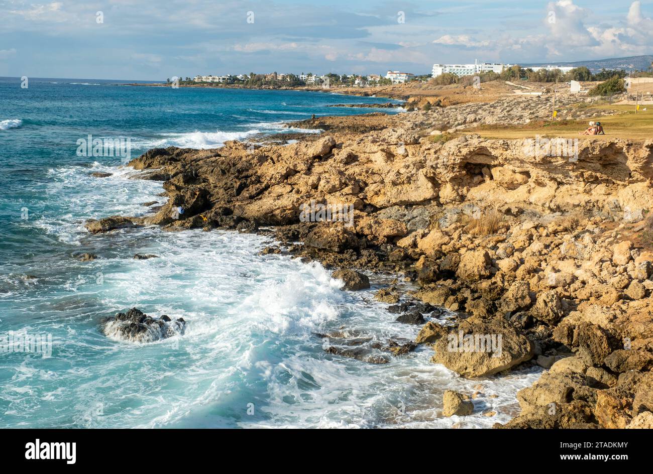 Paphos coastal path venus beach hi-res stock photography and images - Alamy