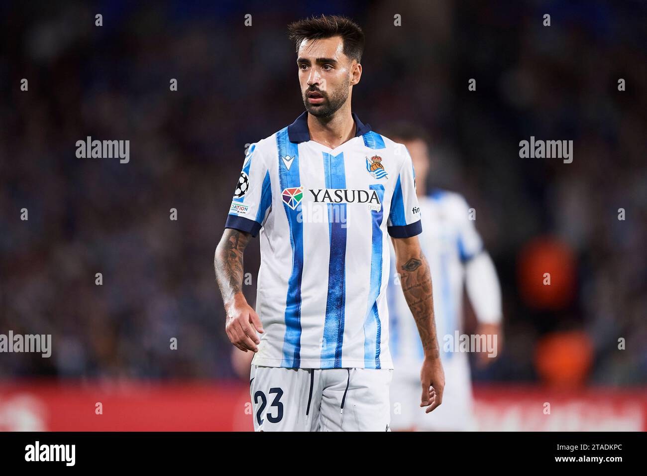 Brais Mendez of Real Sociedad looks on during the UEFA Champions League ...