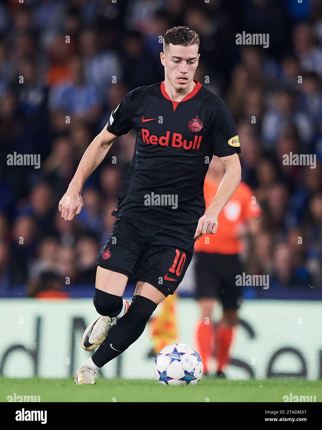Luka Sucic of RB Salzburg in action during the UEFA Champions League ...