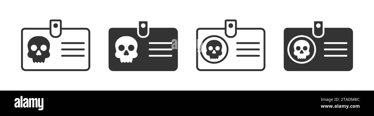 Dead man id card. Vector illustration Stock Vector Image & Art - Alamy