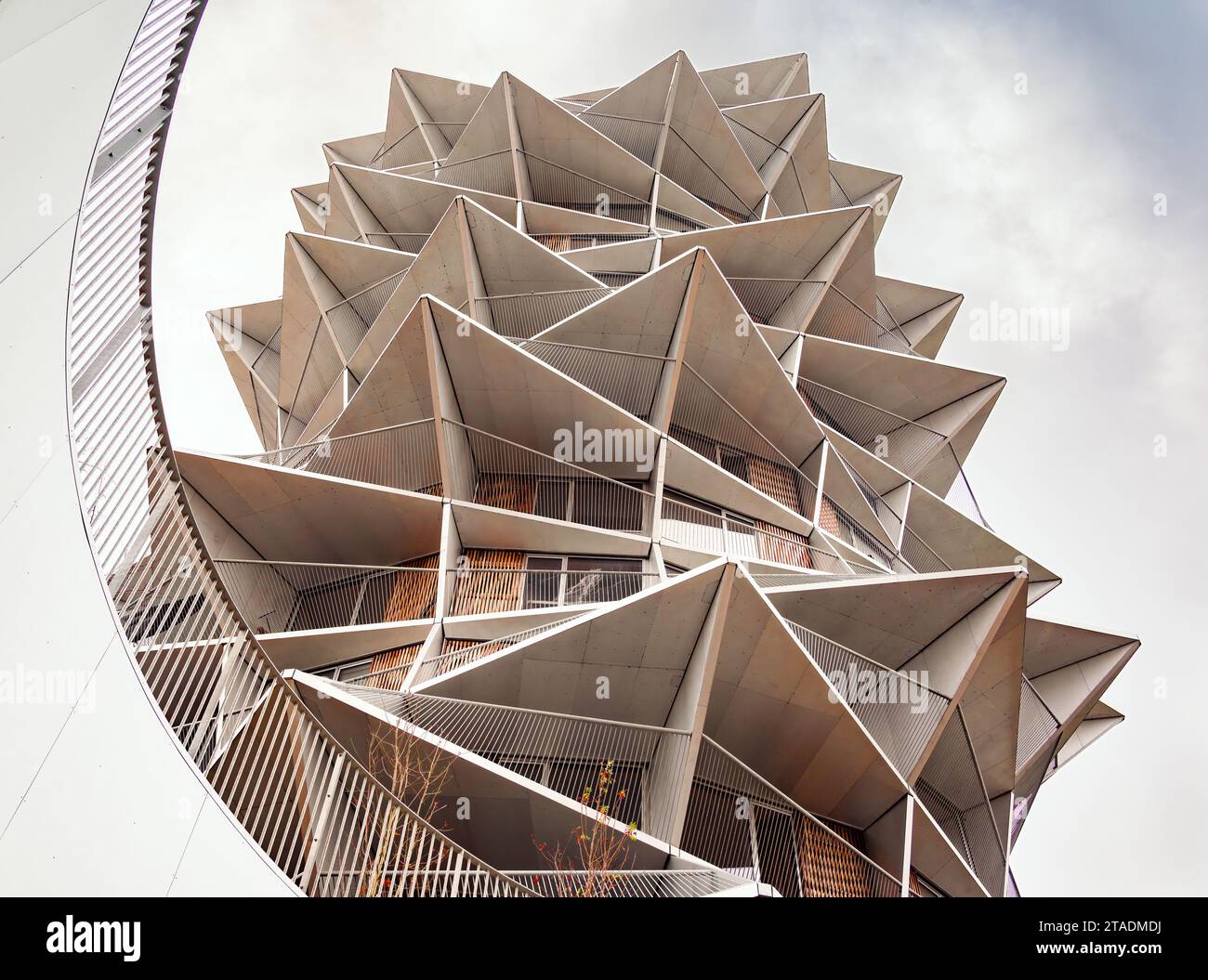 Copenhagen, Denmark - Kaktus Towers apartment building by BIG Stock ...