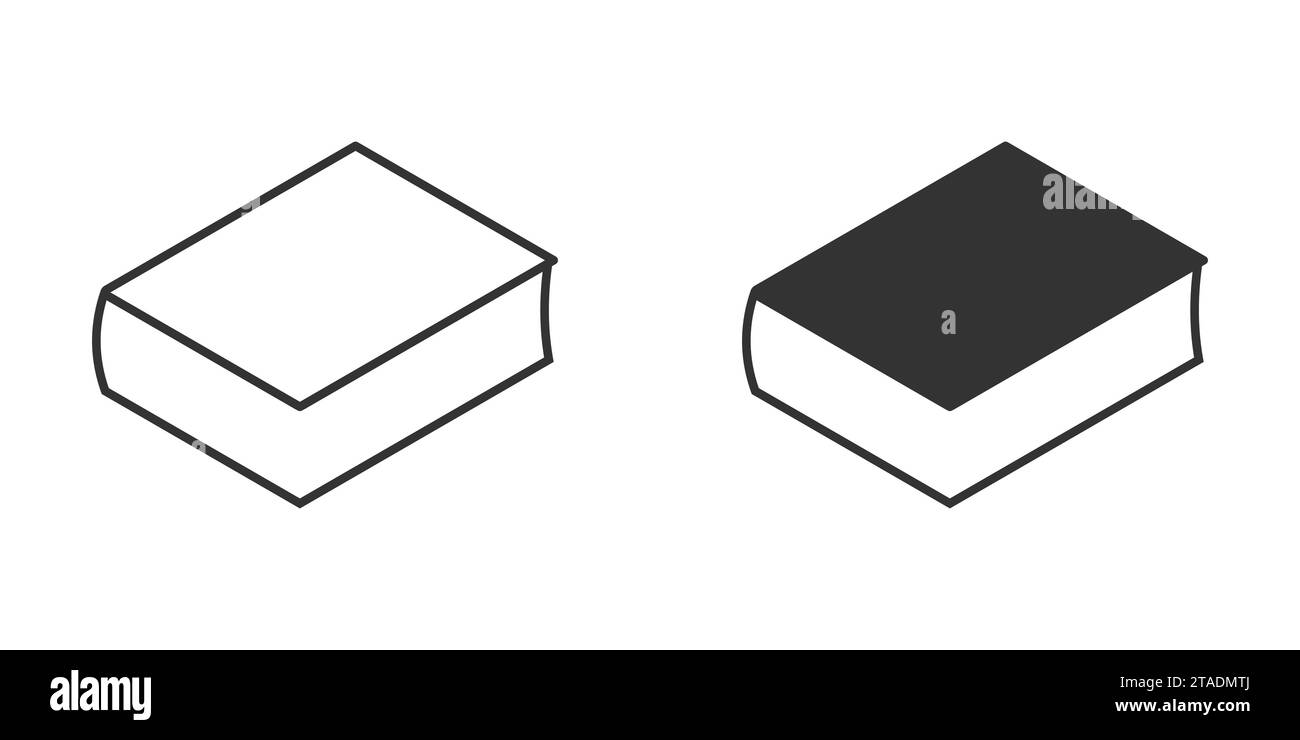 Сlosed book icon. Simple design. Vector illustration Stock Vector Image ...