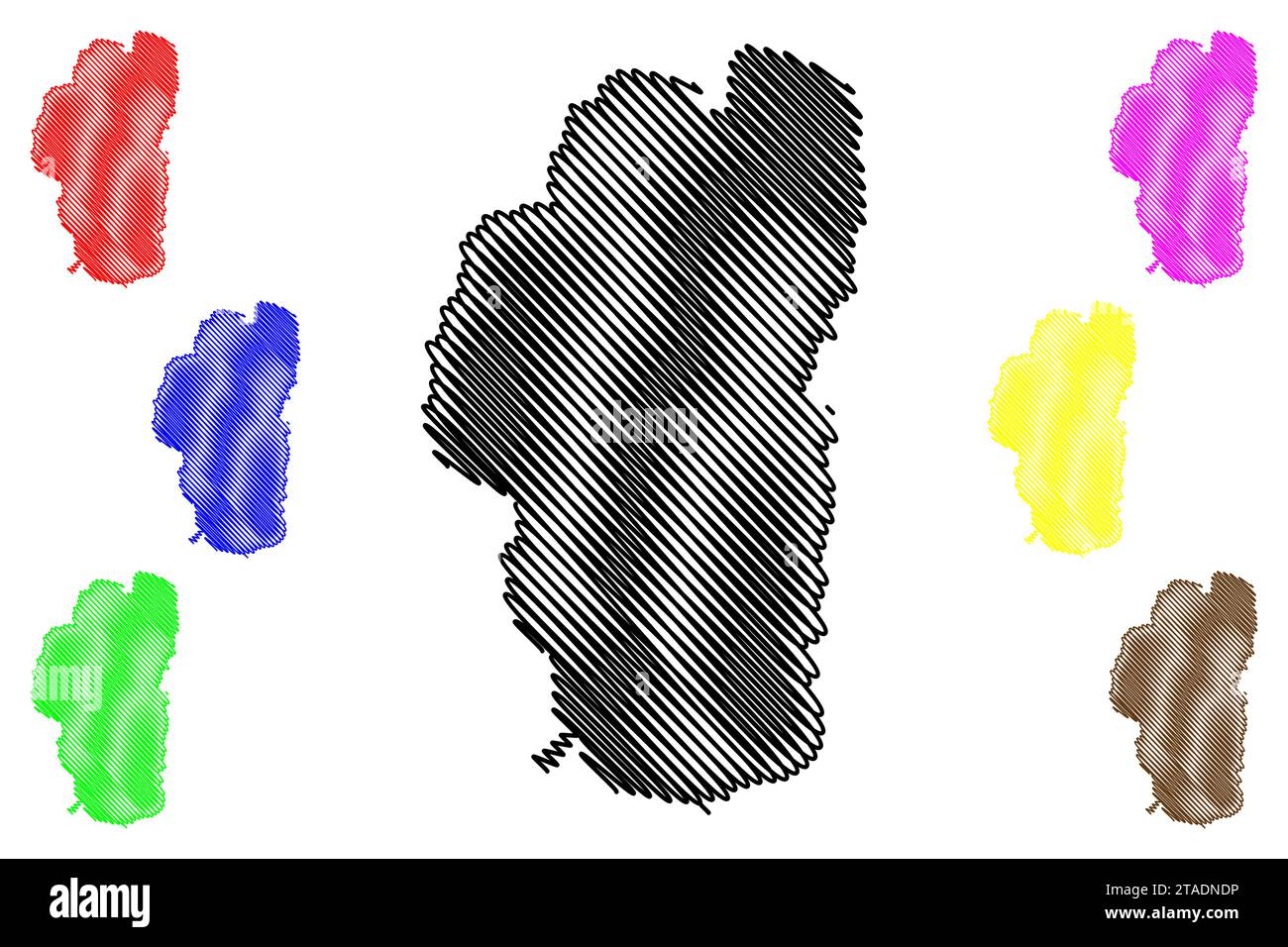 Lake Tahoe (United States, North America, us) map vector illustration ...