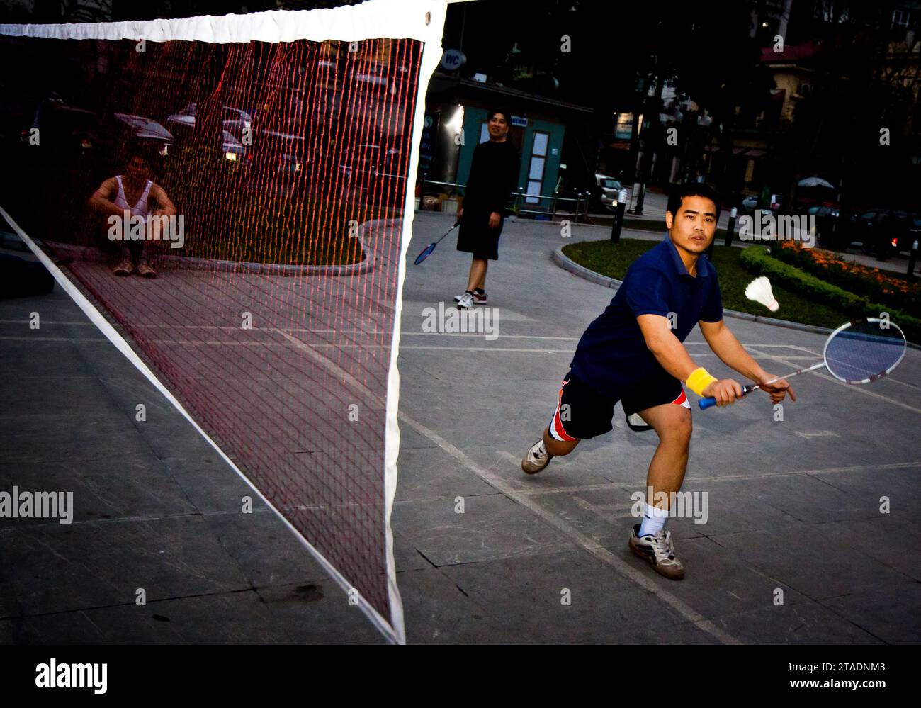 People play badminton in vietnam hi-res stock photography and images ...