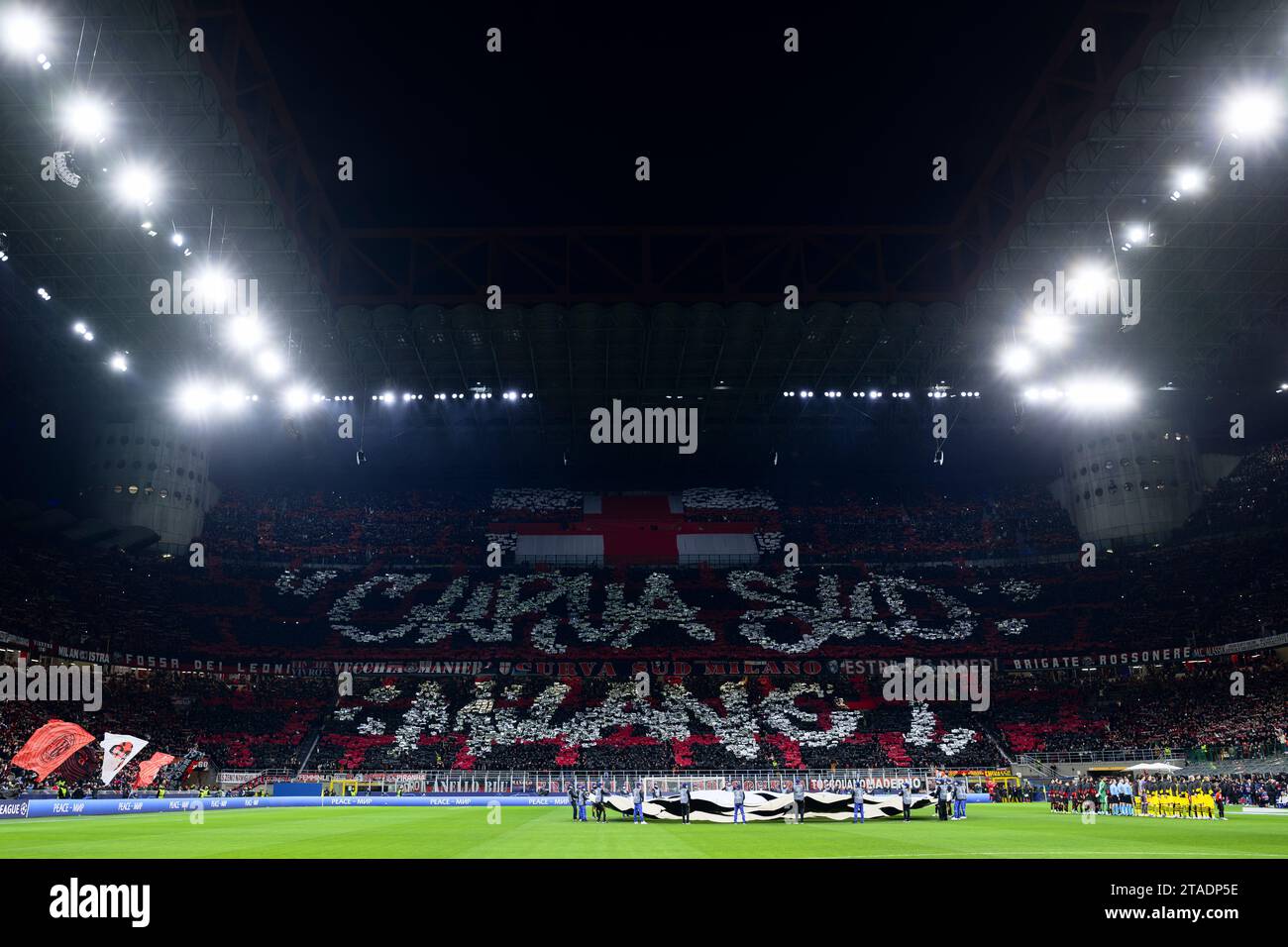 Milan tifo champions league hi-res stock photography and images - Alamy
