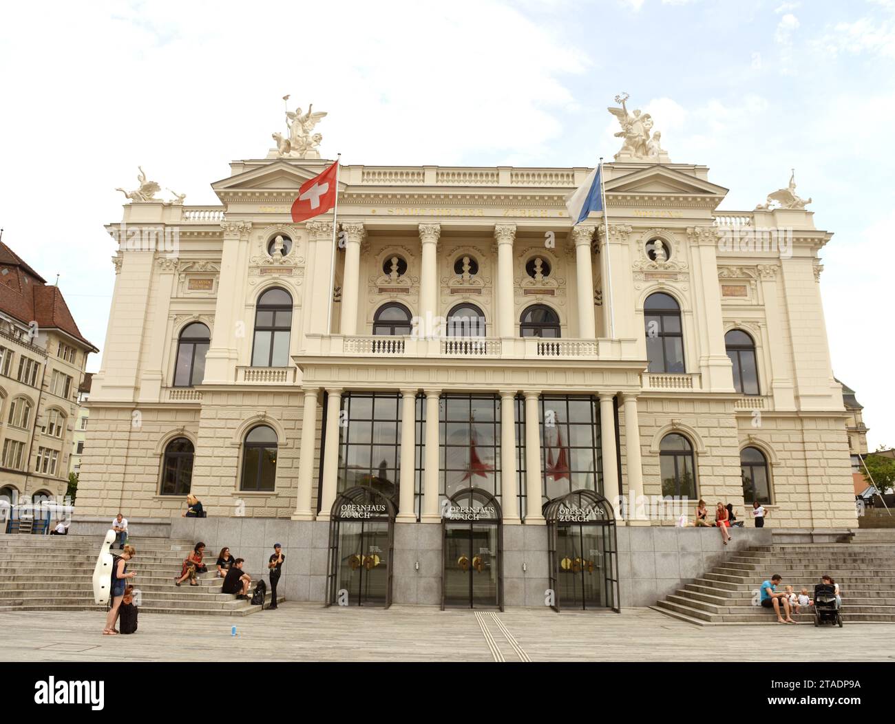 Zurich, Switzerland - June 03, 2017 - Zurich Opera House (Opernhaus ... Zurich, Switzerland - June 03, 2017 - Zurich Opera House (Opernhaus ...