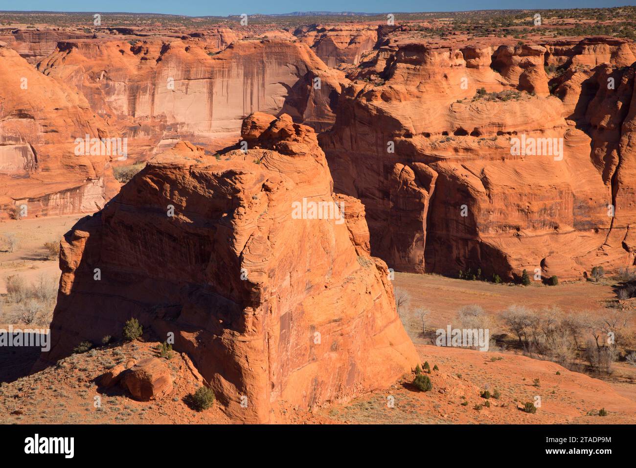 Junction Overlook view, Canyon de Chelly National Monument, Arizona ...