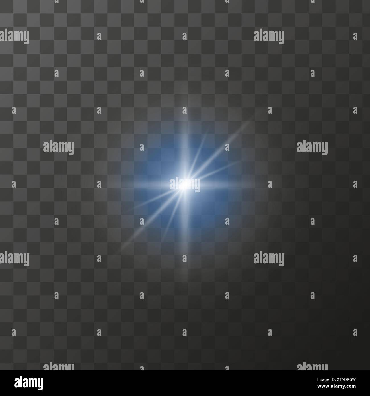 Blue star shining star on transparent background, Bright blue light ...