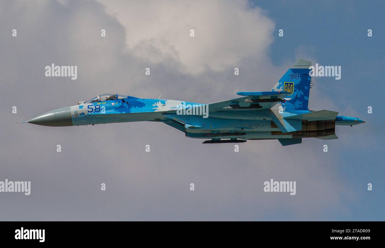 Sukhoi SU-27 Flanker at RIAT Stock Photo - Alamy