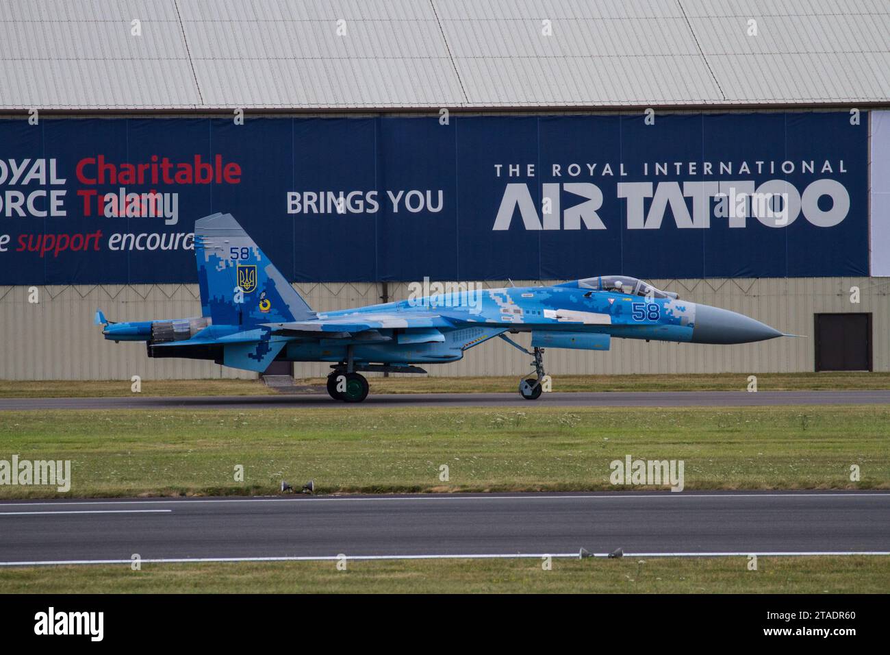 Sukhoi SU-27 Flanker at RIAT Stock Photo - Alamy