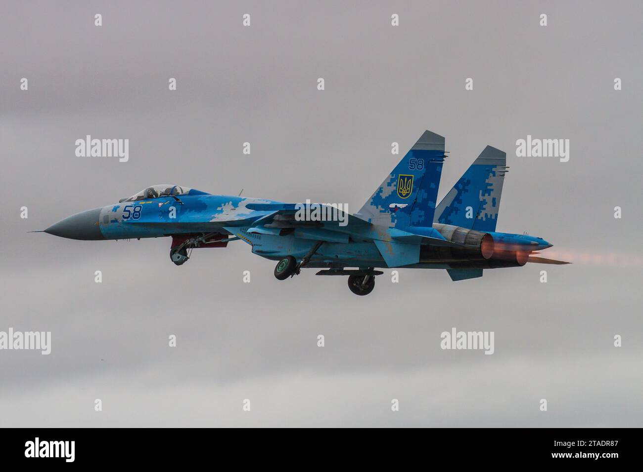 Sukhoi SU-27 Flanker at RIAT Stock Photo - Alamy