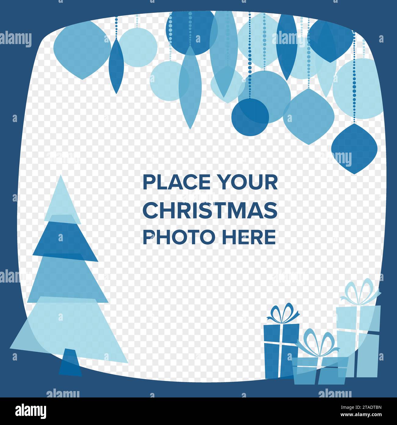 Retro vintage frame layout template with place for your photo. Simple ...